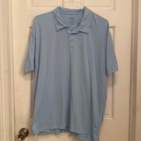 True Classi c | Shirts | True Classic Short Sleeve Light Blue Polo Mens ...